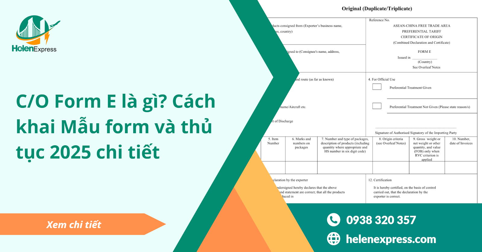 C/O Form E là gì? Cách khai Mẫu form và thủ tục 2025 chi tiết